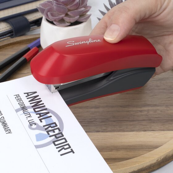 Swingline® Anywhere Stapler, 15 Sheets, Color Chosen For You ...