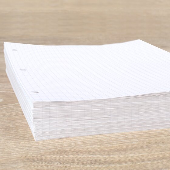 Mead® Filler Paper, Quad Ruled, 8" x 10 1/2", 400 Sheets/Pack | Filler ...