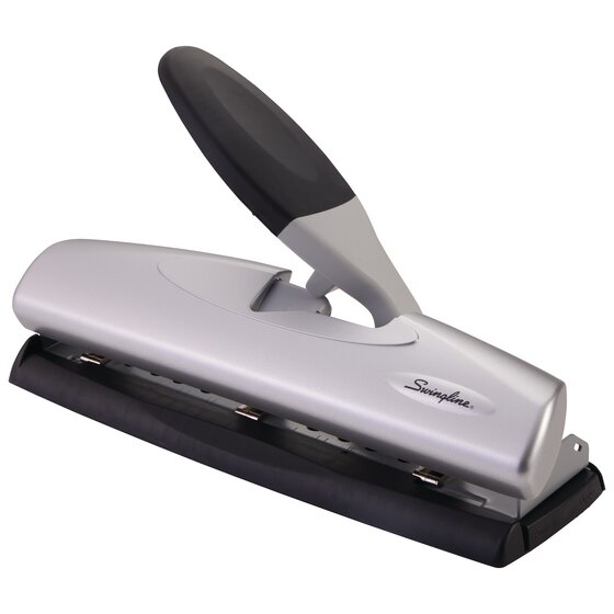 Swingline® LightTouch® High Capacity Desktop Punch, 2-7 Holes, 20 ...