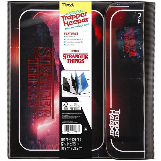 Trapper Keeper STRANGER THINGS Binder, Creatures | Trapper Keeper | Mead