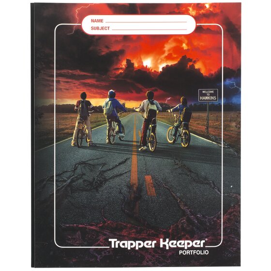 Trapper Keeper STRANGER THINGS Pocket & Prong Paper Folder | Trapper ...