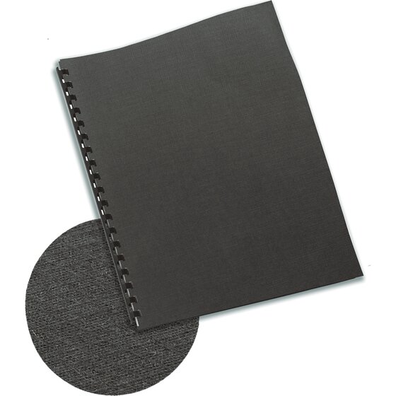 GBC® Linen Weave® Binding Presentation Covers, Unpunched, 8 1/2" x 11 ...