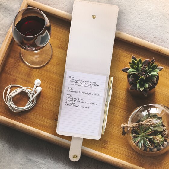 West Village by Mead™ Notepad with Pen, 120 Pages, Small, 4 1/2" x 6 ...