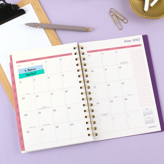 Mead Cambridge® Filbert Academic Weekly Monthly Planners | Planners ...