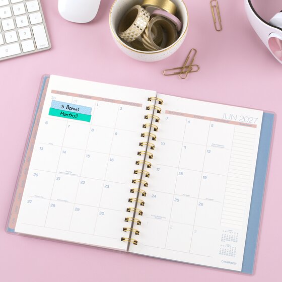 Mead Cambridge® Sunlit Academic Weekly Monthly Planners | Planners ...
