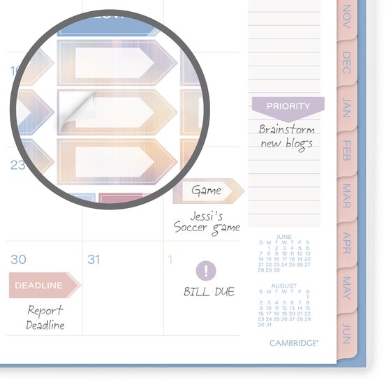 Mead Cambridge® Sunlit Academic Weekly Monthly Planners | Planners ...