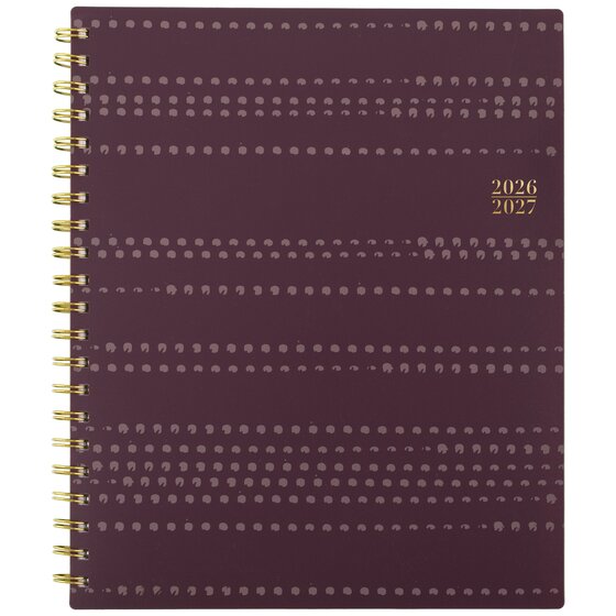 Mead Cambridge® Stria Academic 2026-2027 Weekly Monthly Planner, Large ...