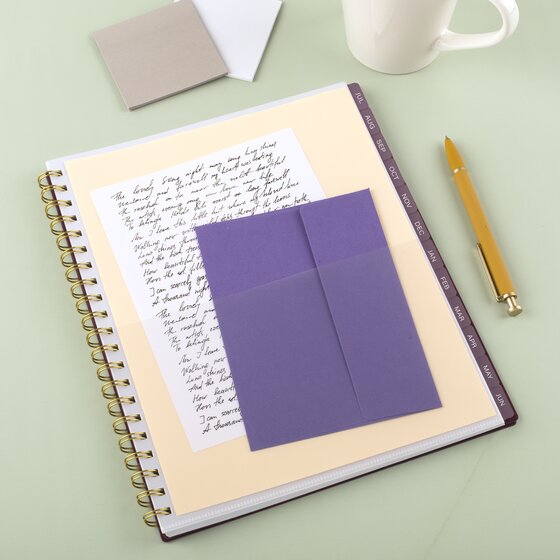 Mead Cambridge® Stria Academic 2026-2027 Weekly Monthly Planner, Large ...