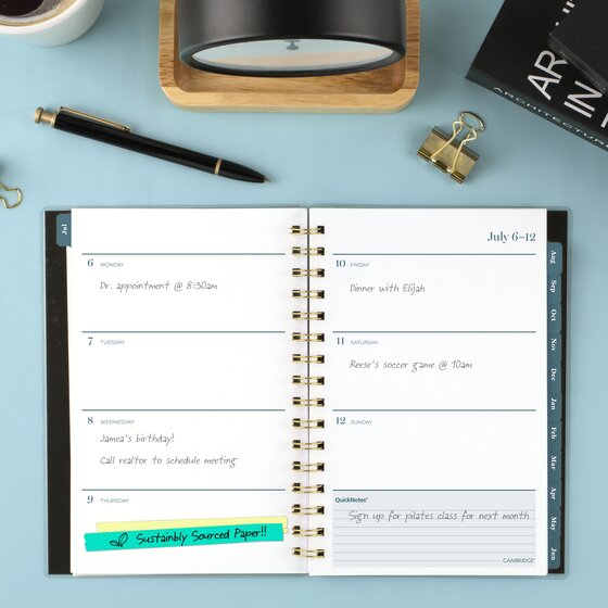 Mead Cambridge® Tundra Academic Weekly Monthly Planners | Planners ...
