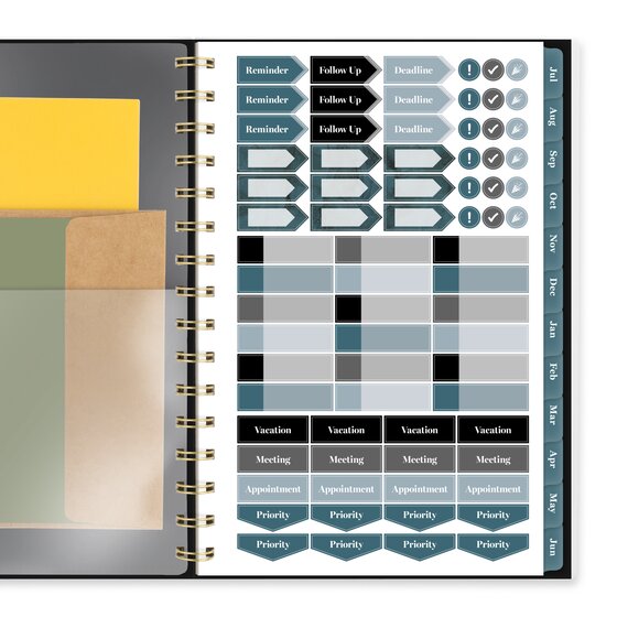 Mead Cambridge® Tundra Academic Weekly Monthly Planners | Planners ...