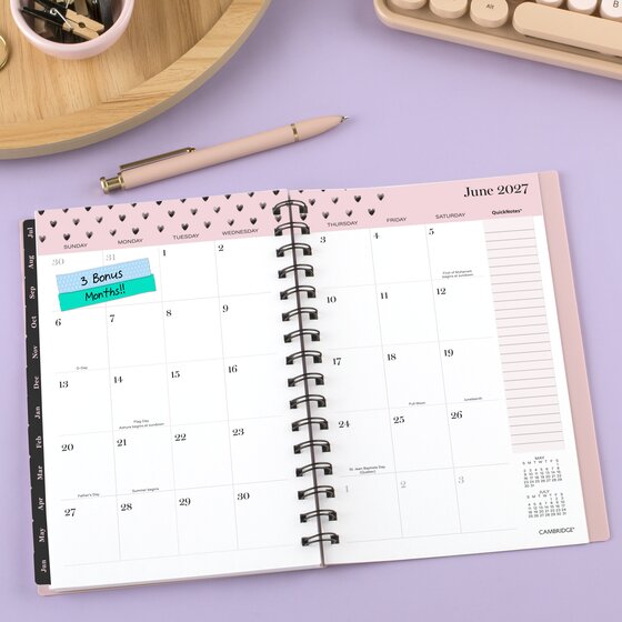 Mead Cambridge® Cherish Academic Weekly Monthly Planners | Planners ...