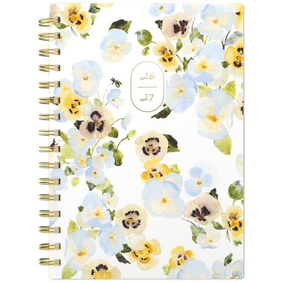 Leah Bisch™ for Mead Cambridge® Pansy Bouquet Academic Weekly Monthly ...