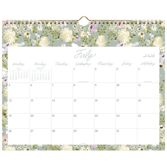 Leah Bisch™ for Mead Cambridge® Academic 2026-2027 Monthly Wall ...