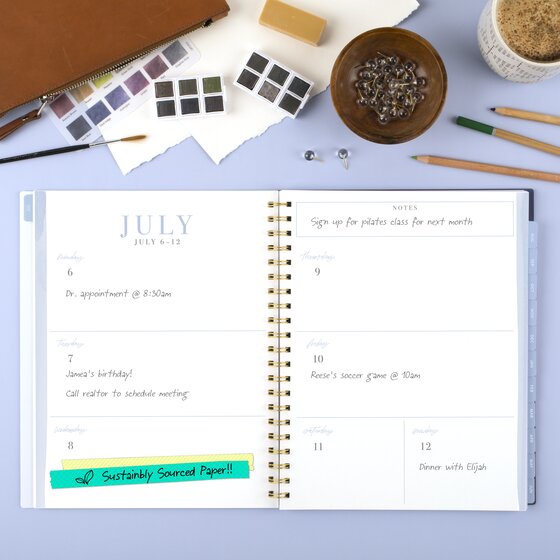 Leah Bisch™ for Mead Cambridge® Bow Trellis Academic Weekly Monthly ...