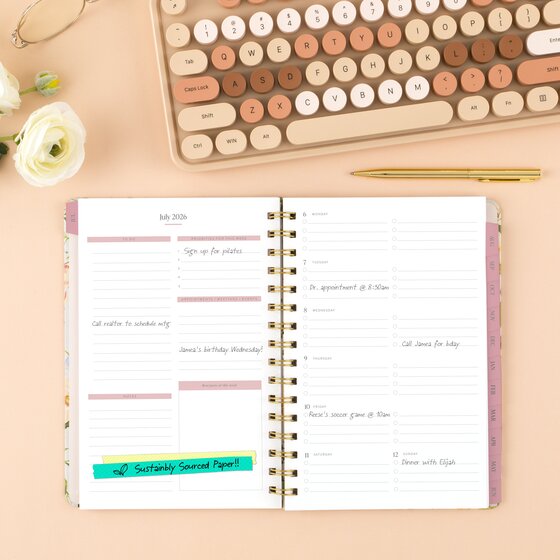 Pen+Pillar for Mead Cambridge® Pollinator Academic Weekly Monthly ...