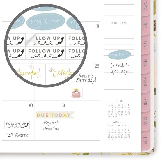 Pen+Pillar for Mead Cambridge® Pollinator Academic Weekly Monthly ...