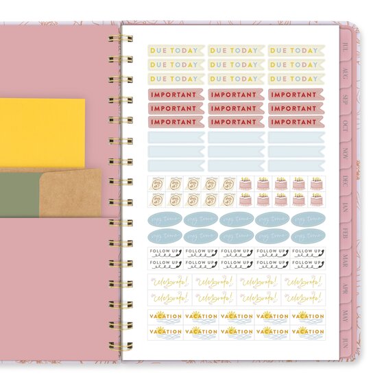 Pen+Pillar for Mead Cambridge® Sketched Floral Academic Weekly Monthly ...