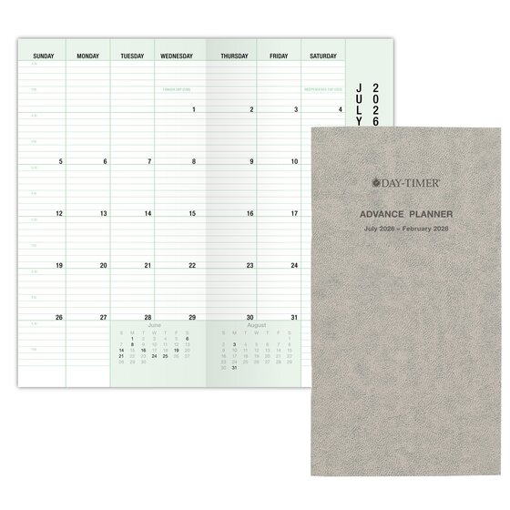 Day Timer® Two Page Per Day Original Wirebound Planner Refills, Pocket ...