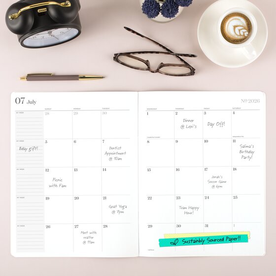 Mead Cambridge® WorkStyle® Classic Academic 2026-2027 Monthly Planner ...