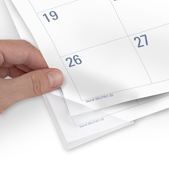 AT-A-GLANCE® Easy-to-Read Academic 2026-2027 Monthly Desk Pad Calendar ...