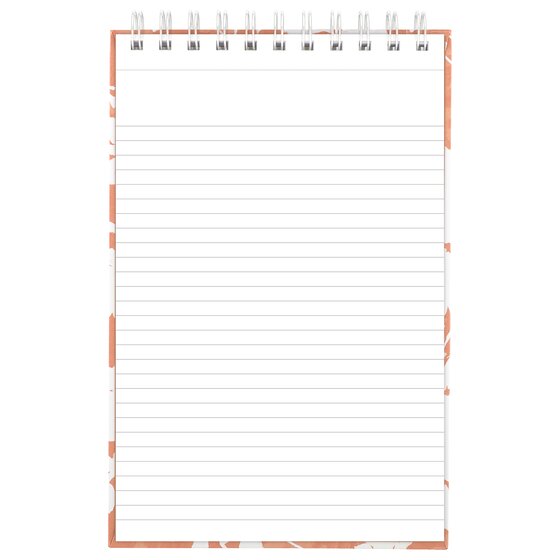 Mead® Flower Patch Notebook, 80 Sheets, Hardcover, Small, 8 1/4" x 5 3/ ...