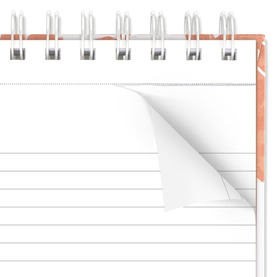 Mead® Flower Patch Notebook, 80 Sheets, Hardcover, Small, 8 1/4" x 5 3/ ...