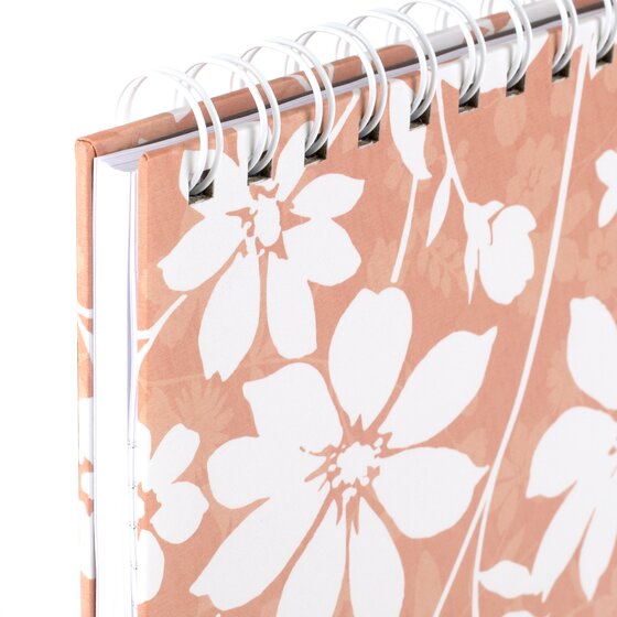 Mead® Flower Patch Notebook, 80 Sheets, Hardcover, Small, 8 1/4" x 5 3/ ...