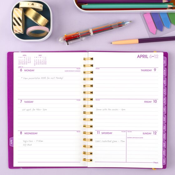 Mead® Color Pop Weekly Monthly Planners | Academic Fashion Planners | Mead