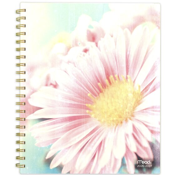 Mead® Aster Academic 2026-2027 Weekly Monthly Planner, Large, 8 1/2" x ...