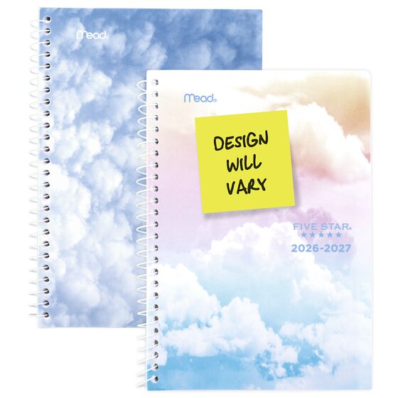 Five Star® Cloud Nine Academic Weekly Monthly Student Planners Plus ...