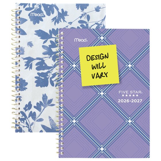 Five Star® Style Academic Weekly Monthly Student Planners Plus Study ...