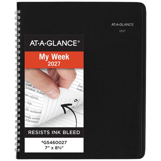 AT-A-GLANCE® DayMinder® Executive 2027 Weekly Monthly Planner with ...