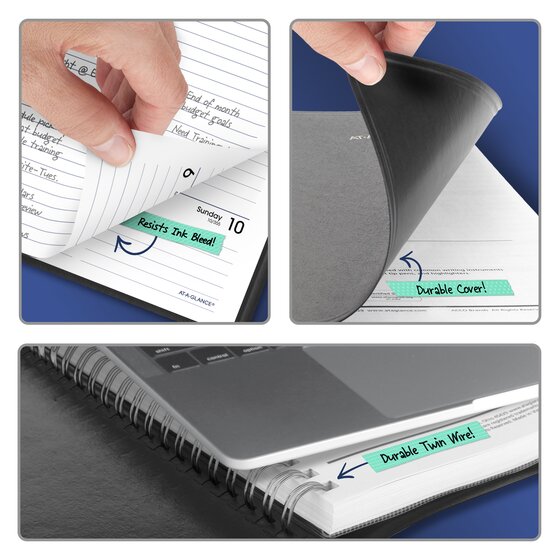 AT-A-GLANCE® DayMinder® Executive 2027 Weekly Monthly Planner with ...