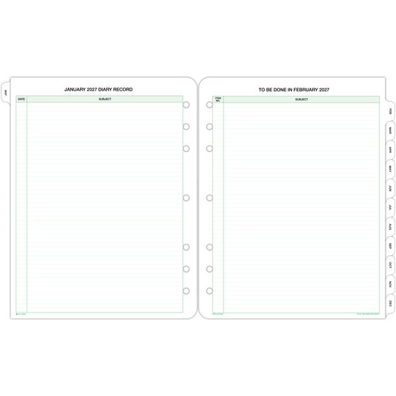 Day-Timer® Classic January 2027 – December 2027 Two Page Per Month ...