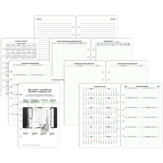 Day-Timer® Garden Path January 2027 – December 2027 Two Page Per Week ...