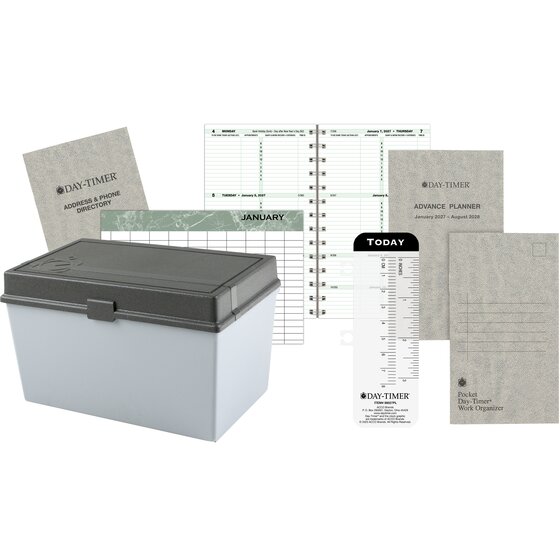 Day-Timer® January 2027 – December 2027 Two Page Per Week Planner ...