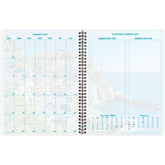 Day-Timer® Coastlines™ January 2027 – December 2027 Two Page Per Week ...