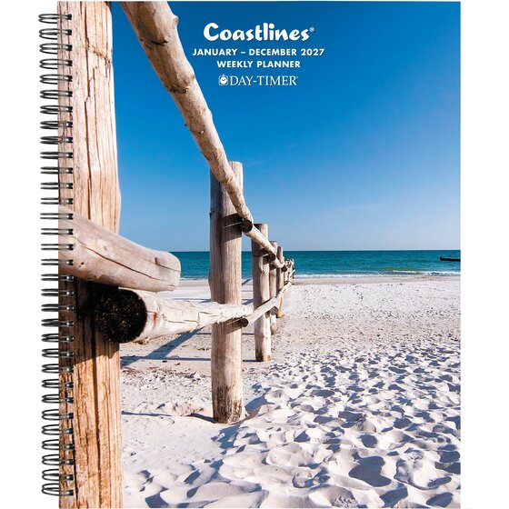Day-Timer® Coastlines™ January 2027 – December 2027 Two Page Per Week ...