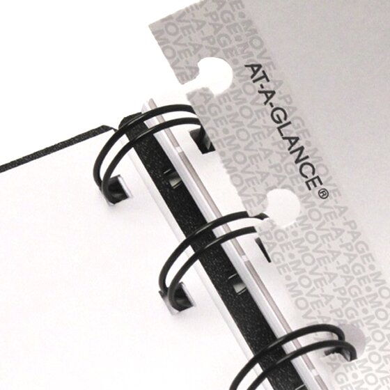 AT-A-GLANCE® Move-A-Page 2027 Monthly Planner, Black, Large, 8 3/4" x ...