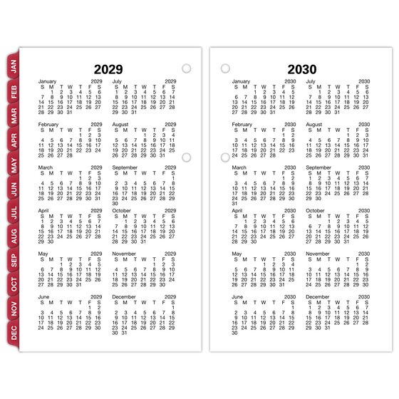 AT-A-GLANCE® 2027 Daily Loose-Leaf Desk Calendar Refill With Weekends ...