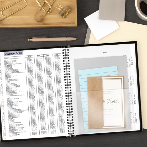 AT-A-GLANCE® DayMinder® 2027 Weekly Appointment Book Planner, Hardcover ...