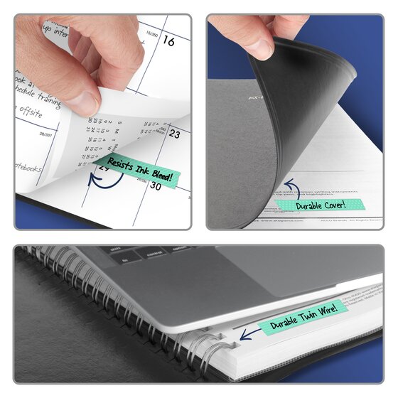 AT-A-GLANCE® DayMinder® 2027 Monthly Planner, Black, Medium, 7" x 8 3/4 ...