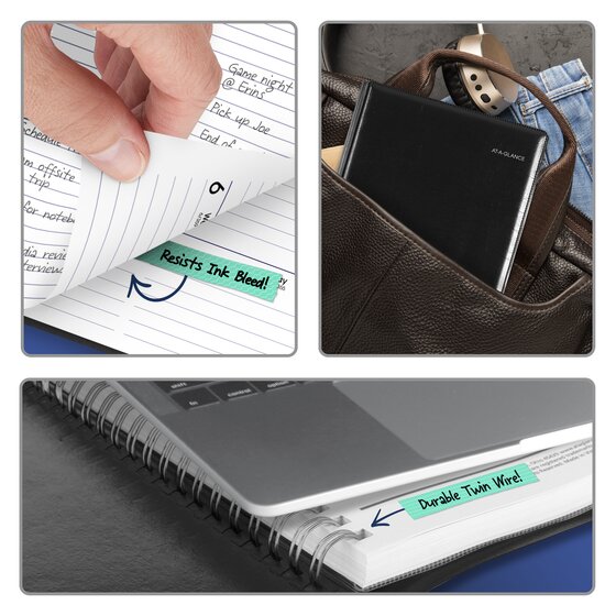 AT-A-GLANCE® DayMinder® Executive 2027 Refillable Weekly Monthly ...