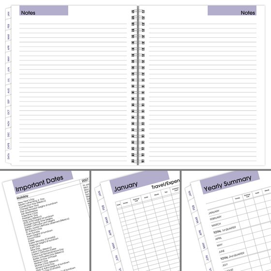 AT-A-GLANCE® DayMinder® Executive 2027 Weekly Monthly Refill for G545 ...