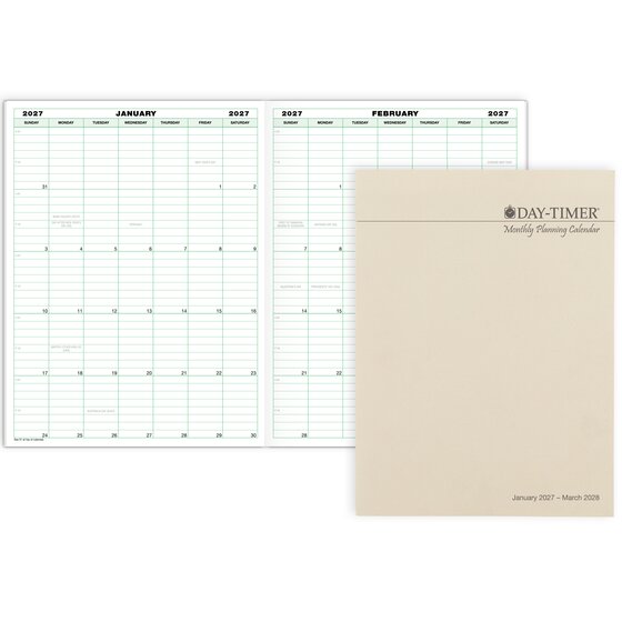 Day-Timer® January 2027 – December 2027 One Page Per Day Planner Refill ...