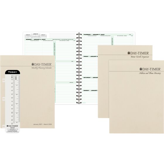 Day-Timer® January 2027 – December 2027 Two Page Per Week Original ...