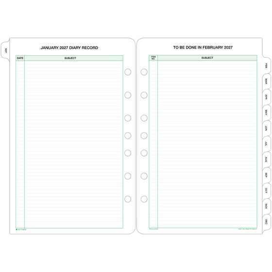 Day-Timer® Classic January 2027 – December 2027 Two Page Per Month ...