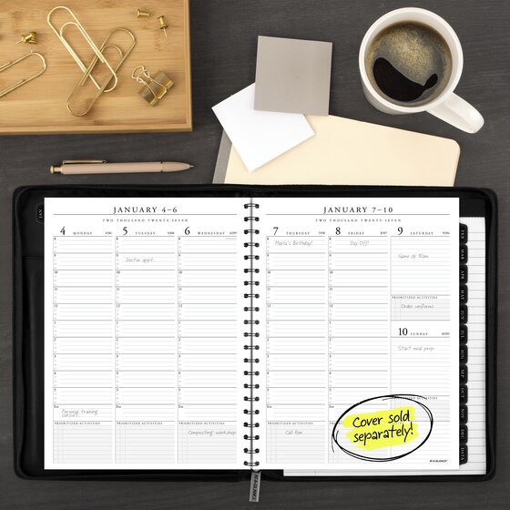 AT-A-GLANCE® Executive 2027 Weekly Monthly Refill for 70-NX81, Large, 8 ...