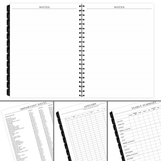 AT-A-GLANCE® Executive 2027 Weekly Monthly Refill for 70-NX81, Large, 8 ...