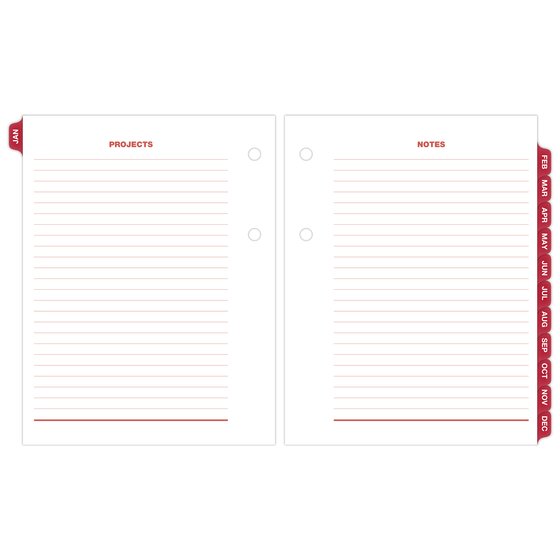 AT-A-GLANCE® 2027 Daily Loose-Leaf Desk Calendar Refill, Mini, 3" x 3 3 ...